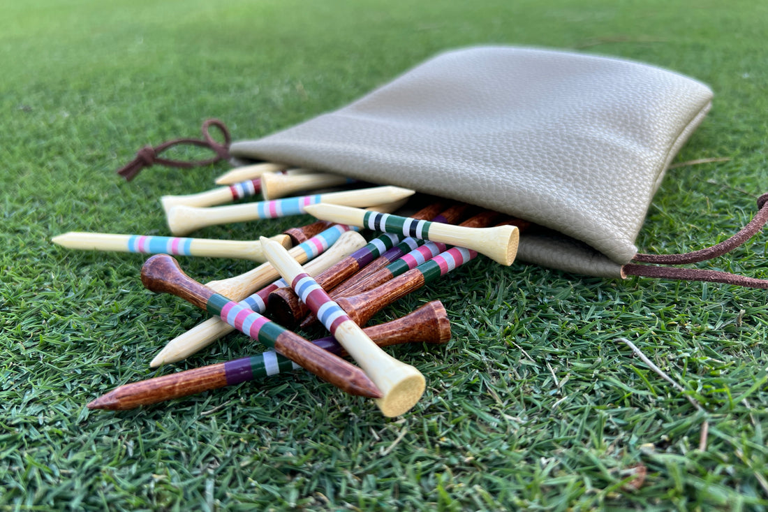 Tee Time Golf - Premium Striped Golf Tees